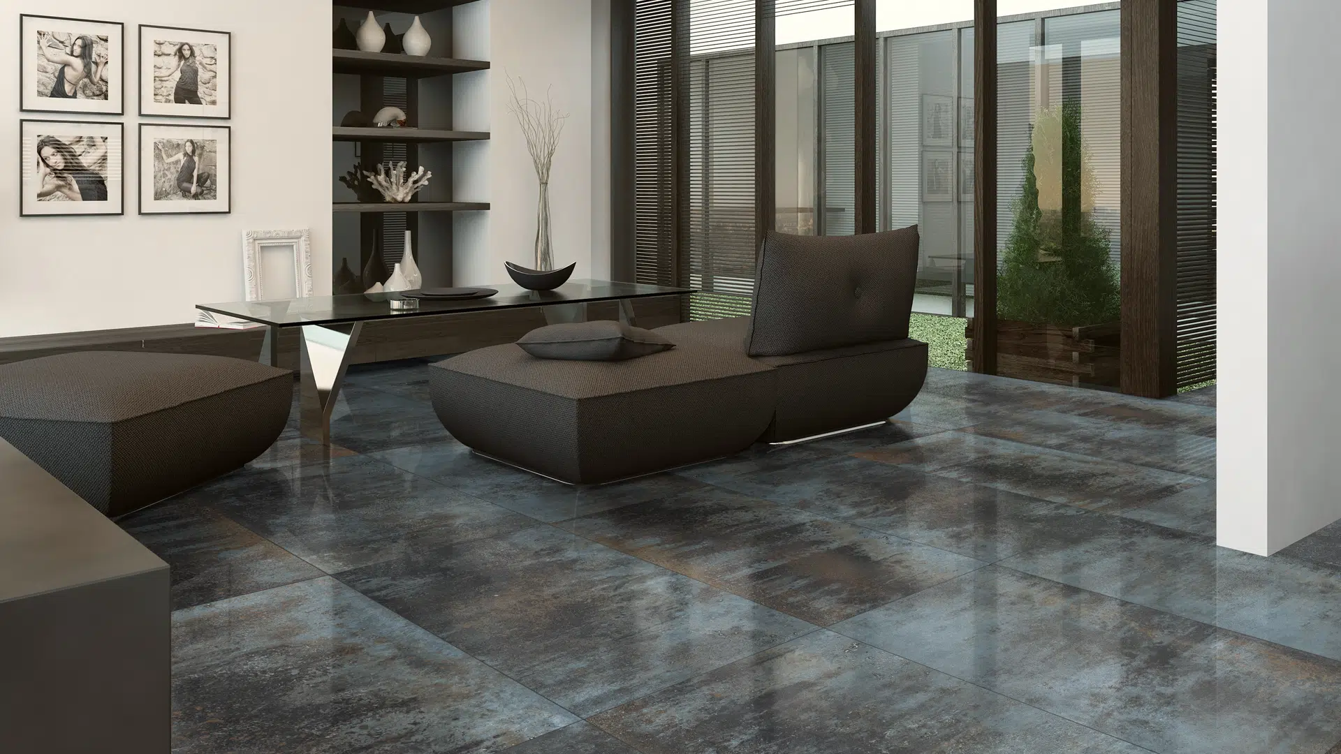 Carrelage en grès cérame moderne sol et mur Série ORION AZ - Carrelage ...